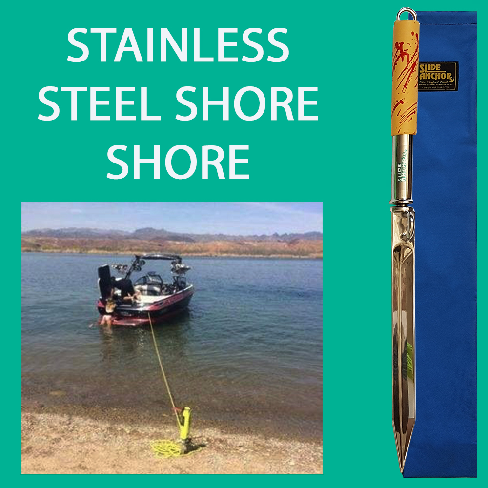Stainless Steel SHORE SPIKE- LARGE, SLIDE ANCHOR SHORE SPIKE